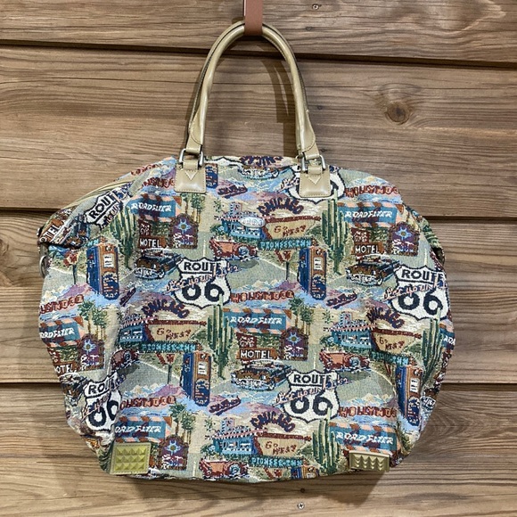 Jade | Bags | Vintage Jade Route 66 Weekender Bag | Poshmark